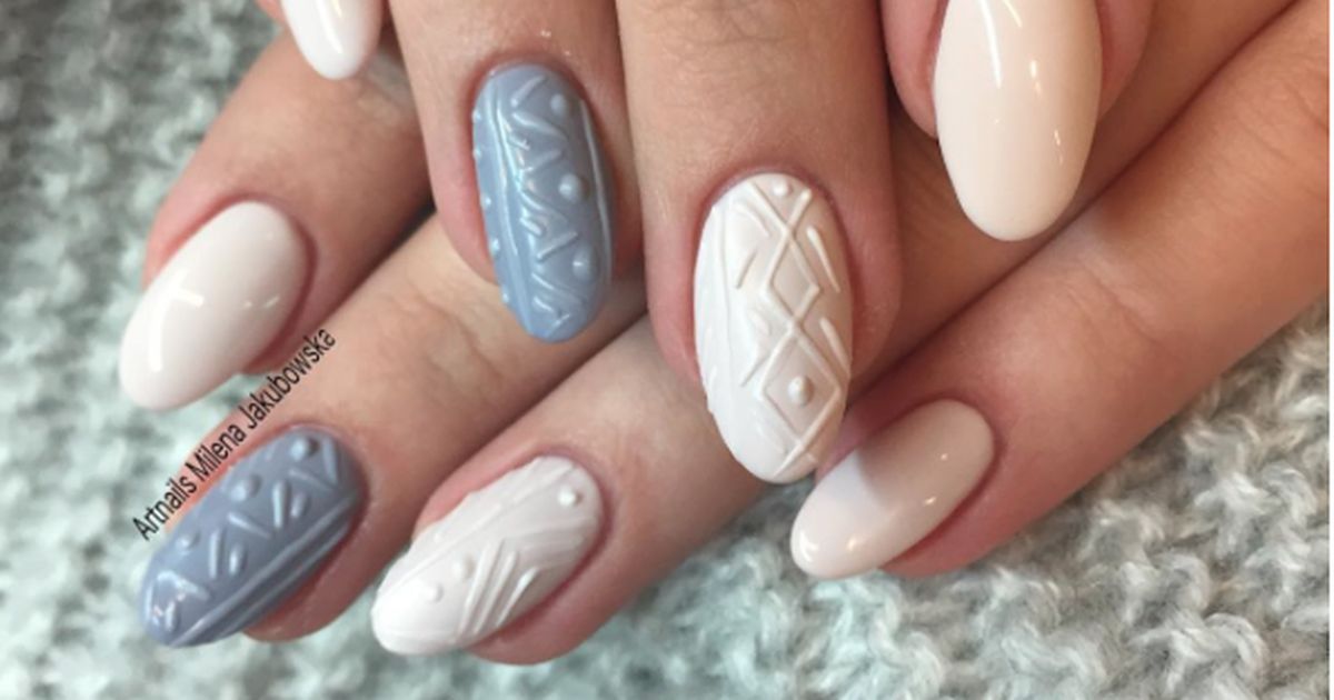 Knit Nails Sind Der Nageltrend Für Den Herbst