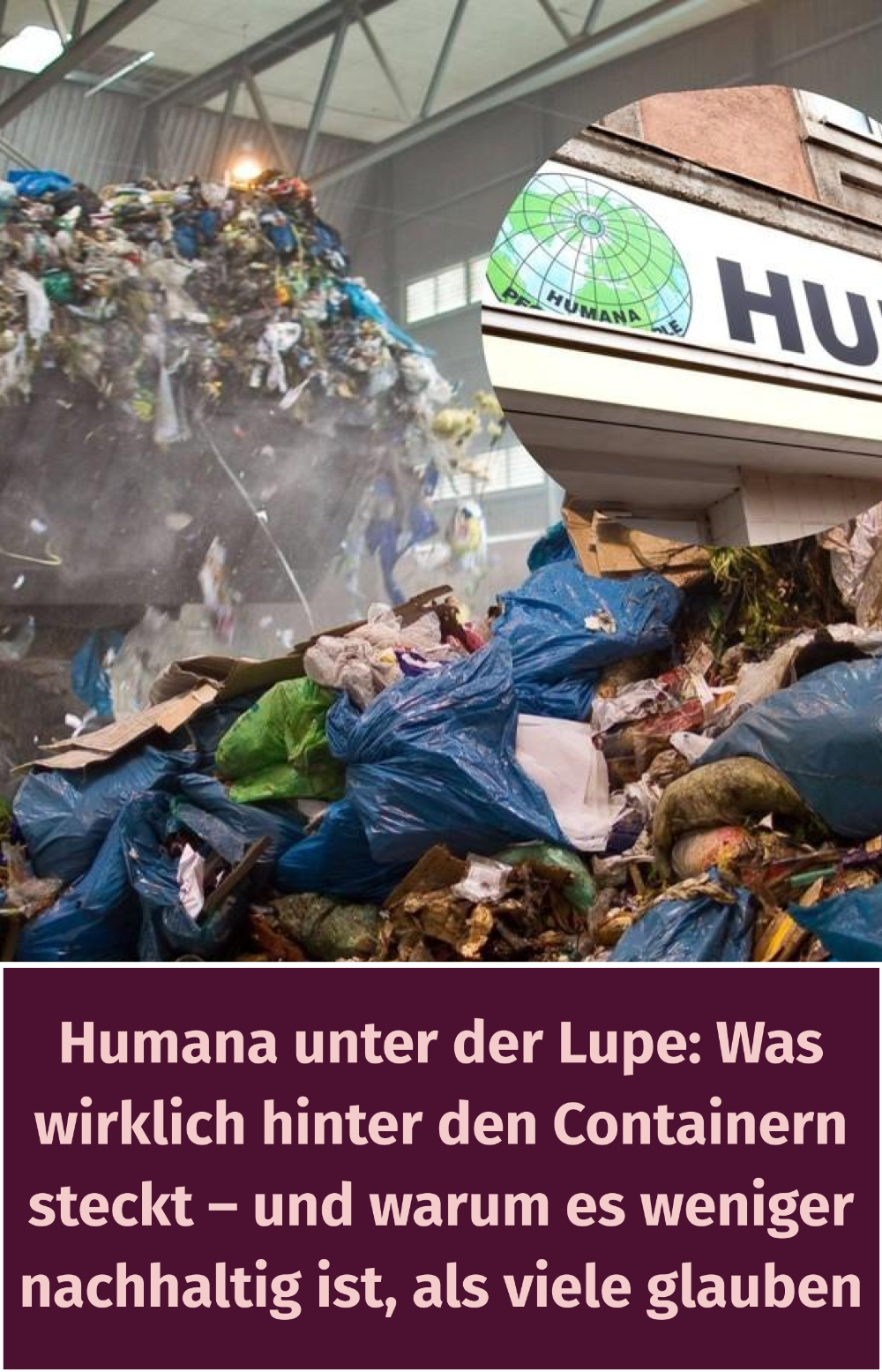 Humana: Wer steckt hinter dem Secondhandladen?